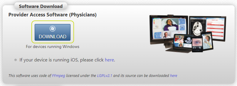 Download Provider Access Software