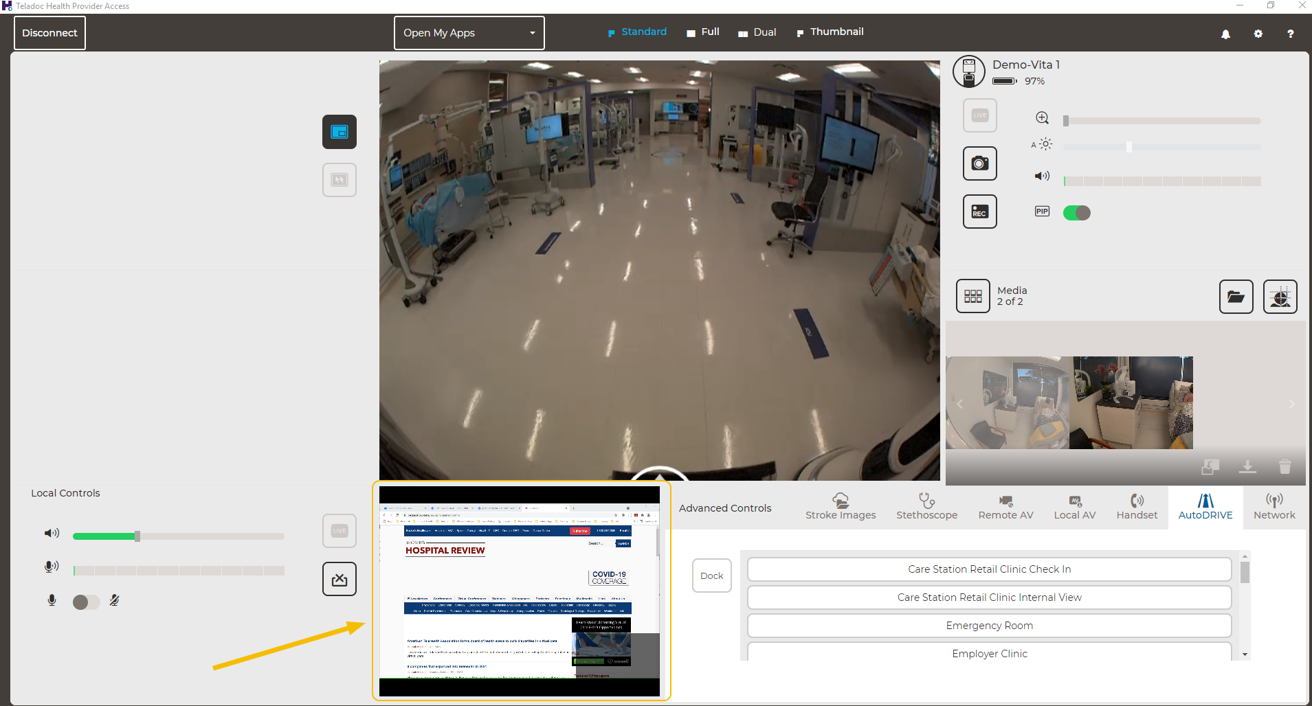 Screen Sharing During MultiPresence Sessions
