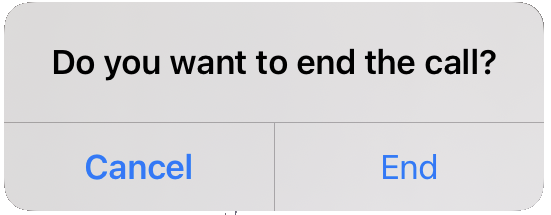 End Your Virtual Visit