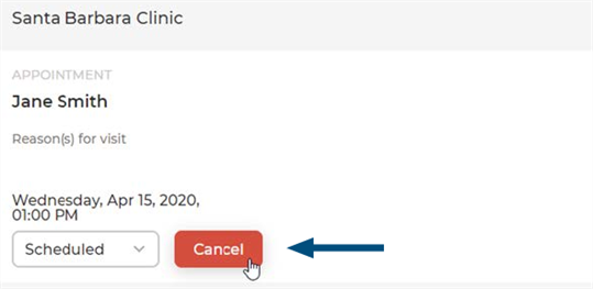Cancel Appointment
